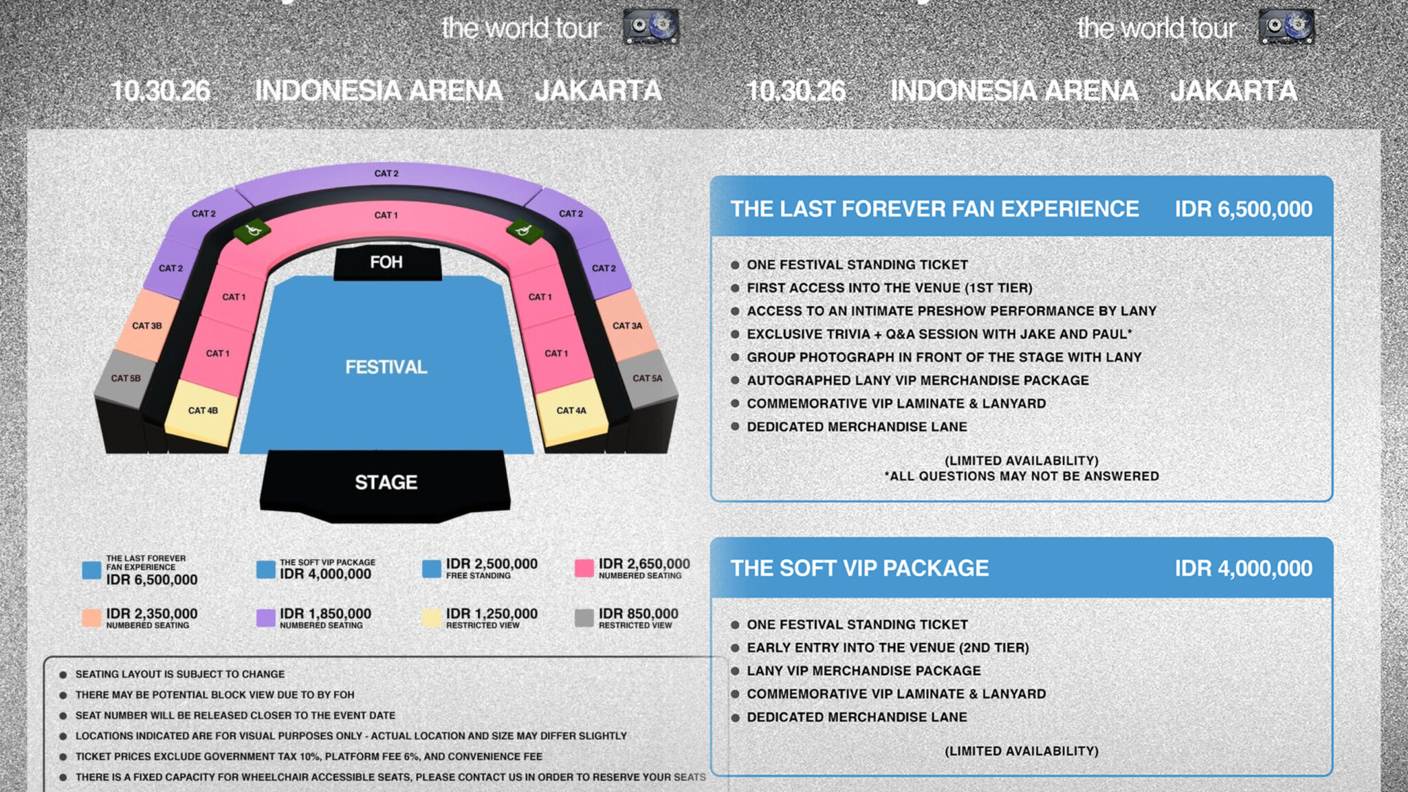 Tiket Konser LANY “Soft by LANY World Tour” di Indonesia Arena pada 30 ...